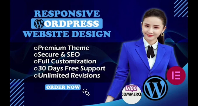 Create a responsive wordpress website design by Graphic_library | Fiverr