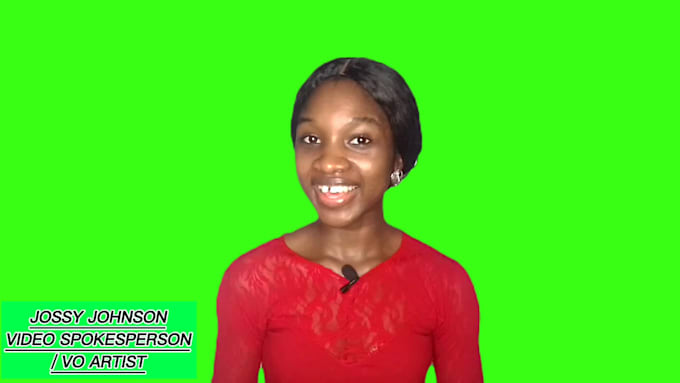 Create a professional female green screen spokesperson video by ...