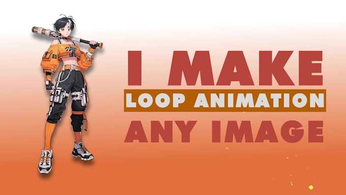 Make loop animation for artwork, illustration, character by ...