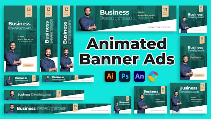 Create html5 animated banner ads, google display ads, web banners, facebook ads by Ahmadraza249 ...