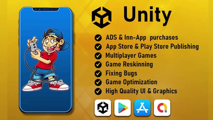 Make multiplayer game in unity and photon fusion by Adil_unity_dev | Fiverr