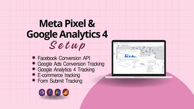 Fix meta facebook pixel conversion, google analytics 4, server side tracking by Tajkera_taj | Fiverr