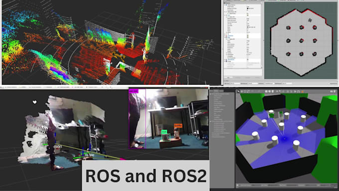 Program robot using ros and ros2 and simulate in gazebo by Rohan20042021 | Fiverr