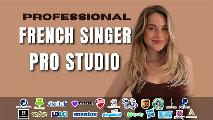 Record professional french singing vocals for songs and animation by ...