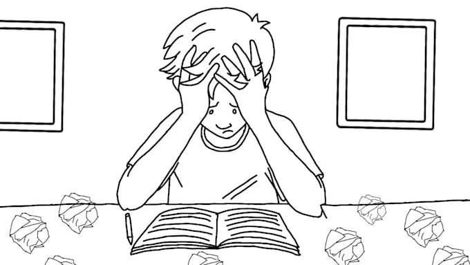 Do 2d animation video, line art animation, pencil sketch pencil drawing ...