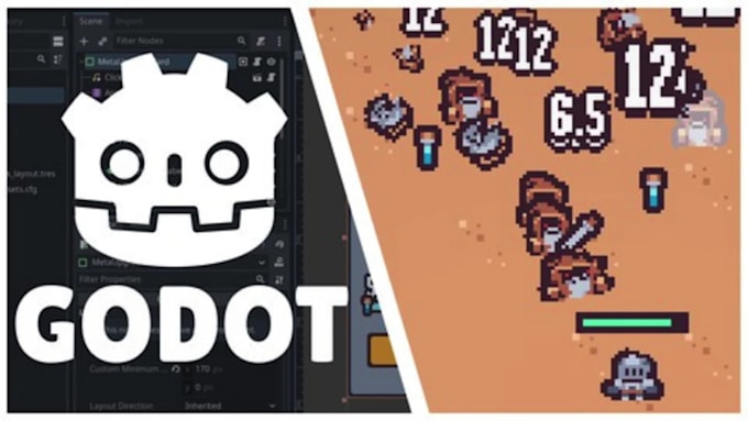 Create a top down game or 2d game with godot engine for any platform by ...