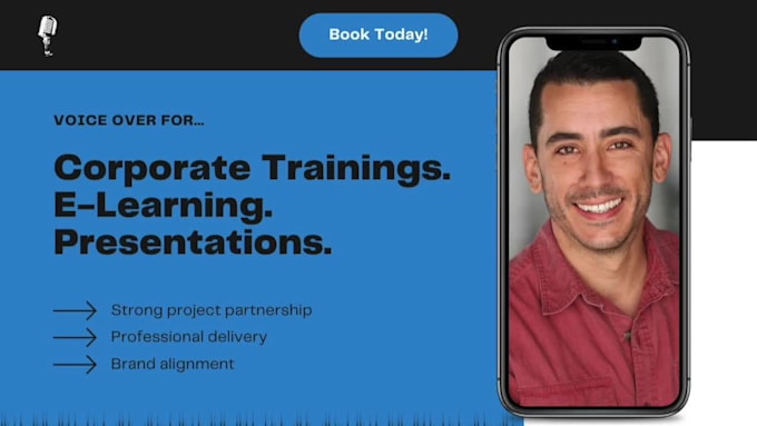 Record professional corporate trainings or elearning voice over by ...