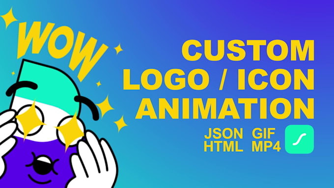 Create lottie icon or logo animations for website and mobile apps by ...