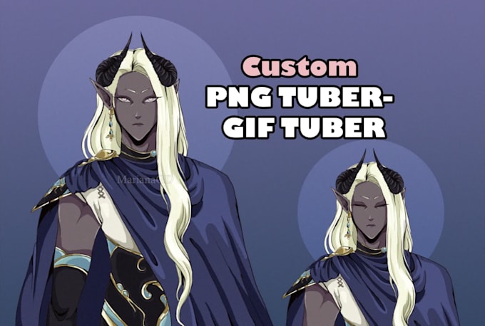 Create custom png tuber or gif tuber in retro anime style by Mariana_gd ...