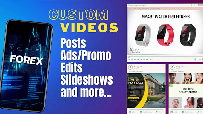 Create video ads, promo, posts, edits, slideshow by Design_theweb | Fiverr