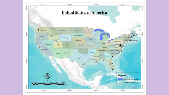 Make country, state, county map with any customization by ...
