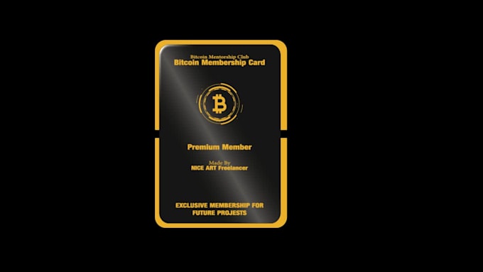 3d rotating nft membership card by Nice_art | Fiverr
