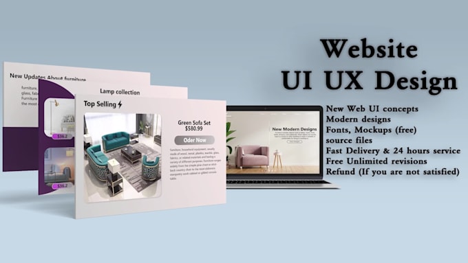 Design mordn website ui ux designs, dashboard, app design by Dadies ...