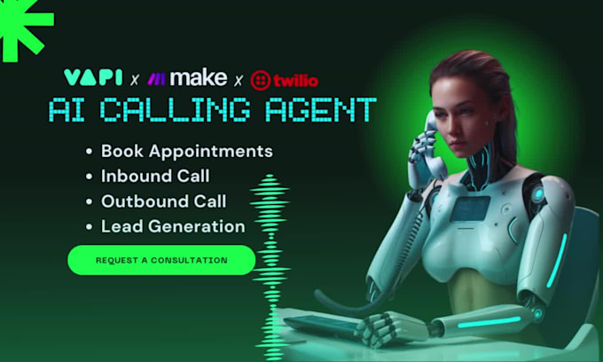 Make an ai voice caller agent and appointment setter using vapi ai or retell ai by ...