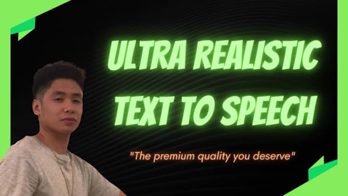 Do a realistic and professional text to speech in your video by Brent ...