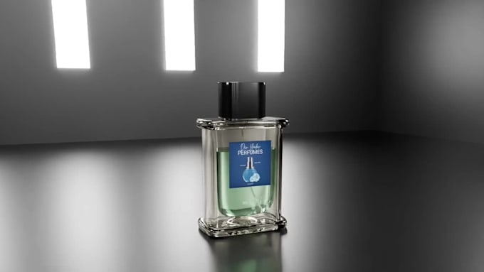Create high quality 3d perfume bottle design, cgi fragrance,3d perfume ...