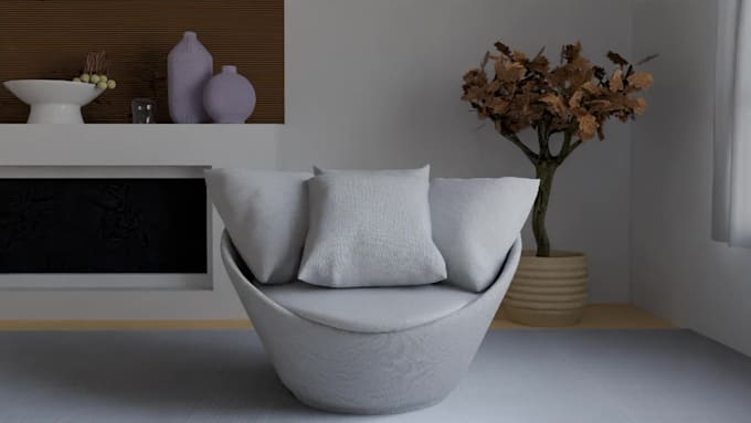 Create 3d interior modeling, interior assets in blender by Kailash004 ...