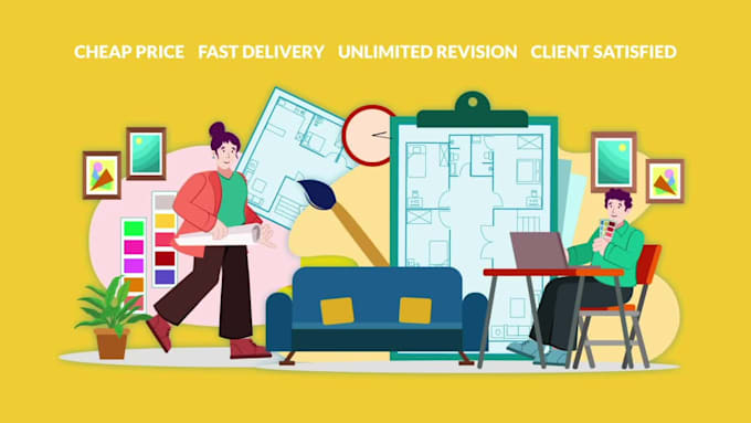 Create animated illustration loops suitable for the website by ...