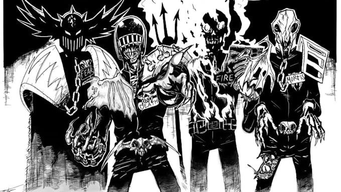 Draw Any Anime And Comic Characters By Inky Raccoon Fiverr