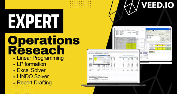 Develop linear programing models for optimization and operations research by Excel_talent | Fiverr