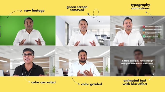 Remove green screen and color grade your footage by Srisharan_c | Fiverr