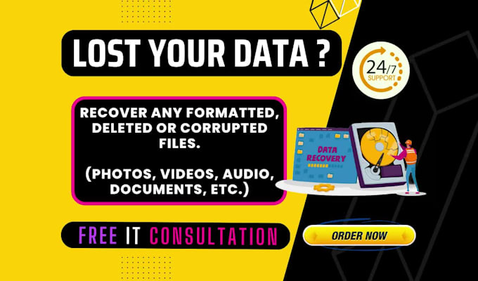 Do data recovery for all devices by Nawodab | Fiverr