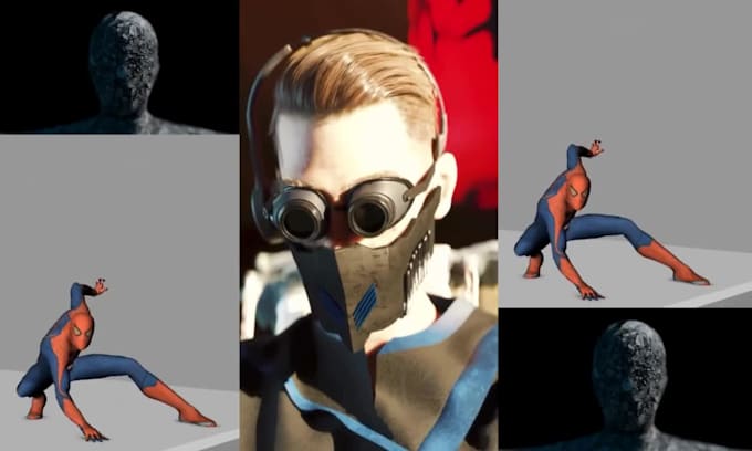 Do 3d game animation 3d character model game unreal engine model 3d rigging game by ...