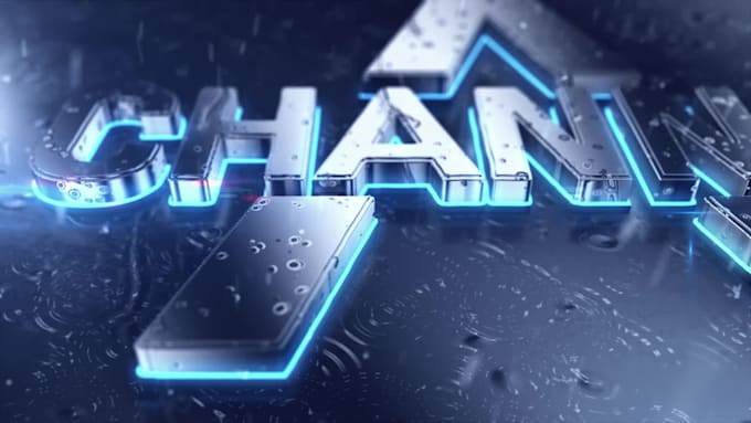 Create fully loaded 3d metallic logo glow animation intro by Sirin88 ...