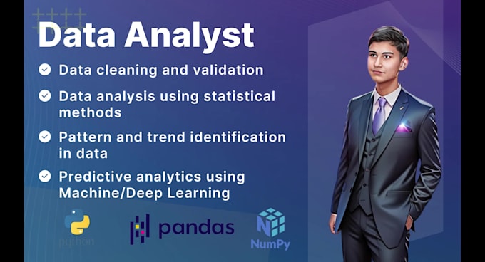 Perform advanced statistical data analysis using python and jupyter notebook by James0834 | Fiverr
