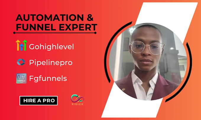 Gohighlevel landing page fg funnels pipelinepro gohighlevel virtual assistance by Ridicktech ...