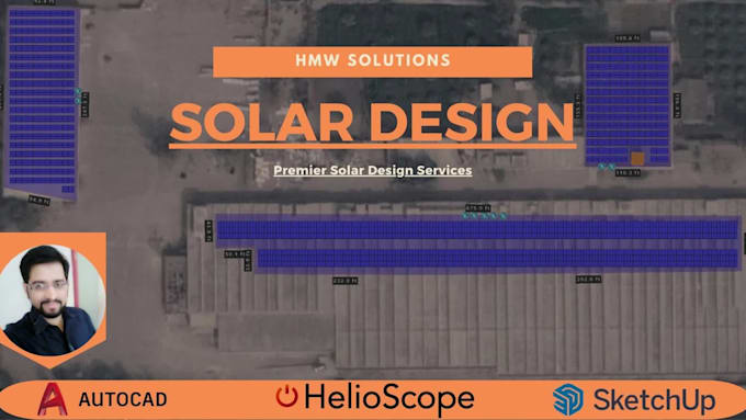 Design your solar pv system using sketchup, and autocad by ...