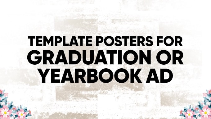 Design graduation invitation or yearbook ad for you by Nikcompany | Fiverr