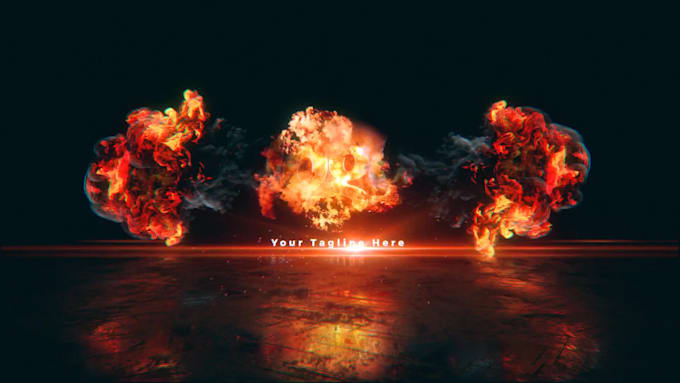 Epic explosion logo reveal intro animattion by Animateyouridea | Fiverr