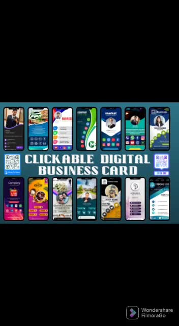 Design digital virtual business card with qr code by Alam62 | Fiverr