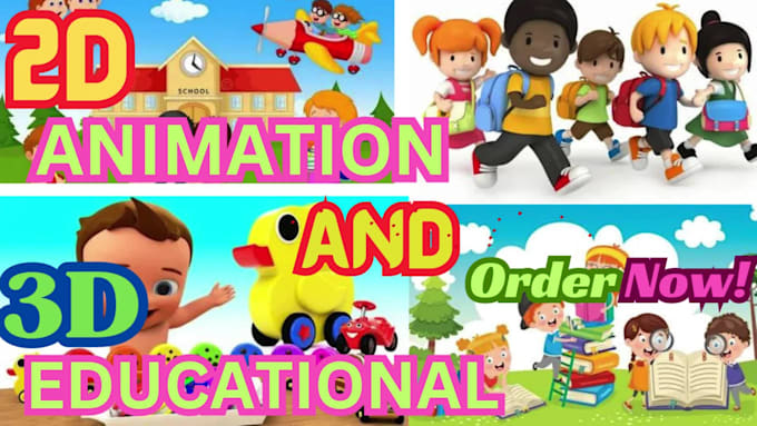Create 2d educational animation video for kids by Brandonincome | Fiverr