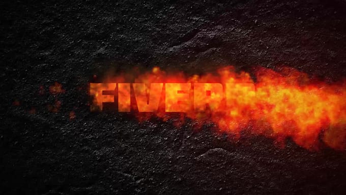 Create this awesome fire video intro for youtube by Rihanvid | Fiverr