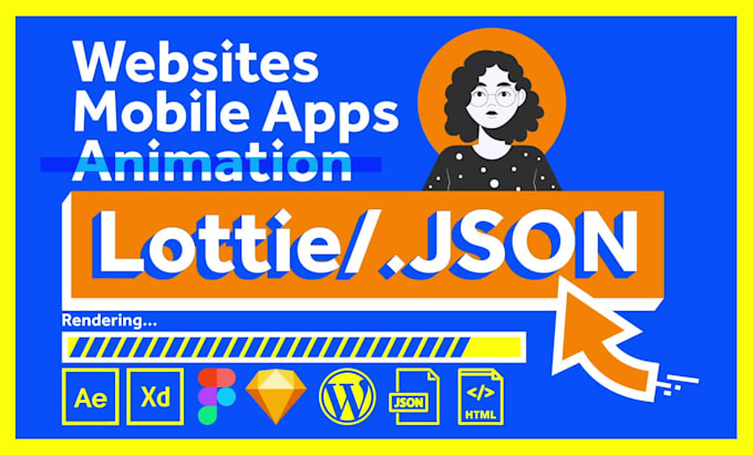 Make An Animated Lottie Json File And S Animation For Web By Xieen1 Fiverr