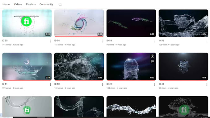 Create 200 eye catching water splash logo animation by Smartseoz | Fiverr