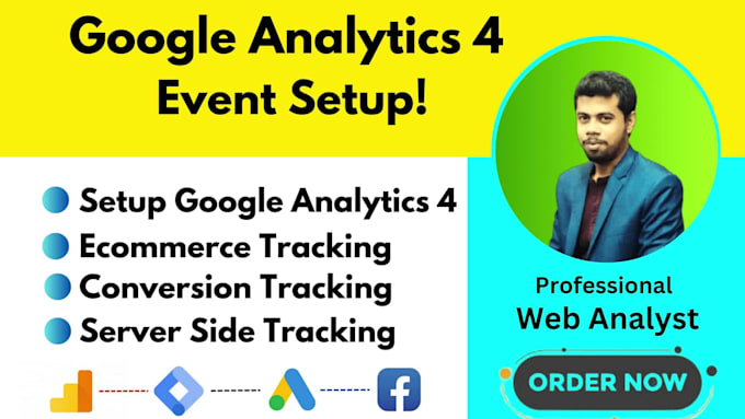 Fix or setup google analytics ga4 ecommerce tracking, conversion tracking by gtm by Hmraihan_ppc ...