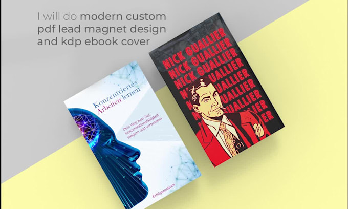 Do modern custom pdf lead magnet design and kdp ebook cover by Maxg129 ...