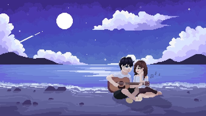 Draw pixel art illustrations, backgrounds and animations by Psyonyx ...
