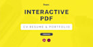Design an interactive resume, cv, and portfolio on pdf by Mareisayer ...