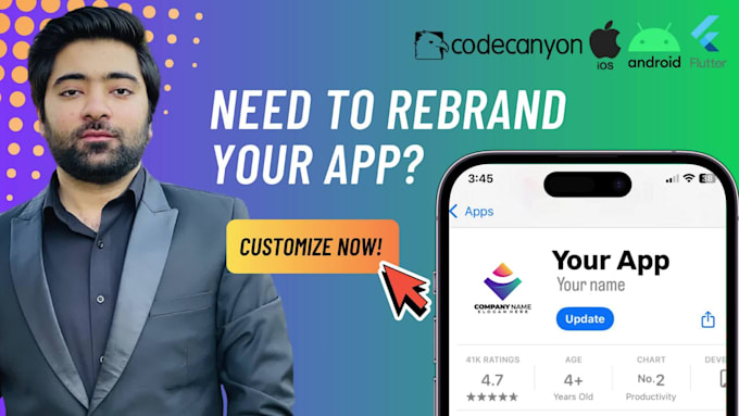 Reskin, rebrand and customize your codecanyon template, android app, ios app by Ahmad_ab | Fiverr