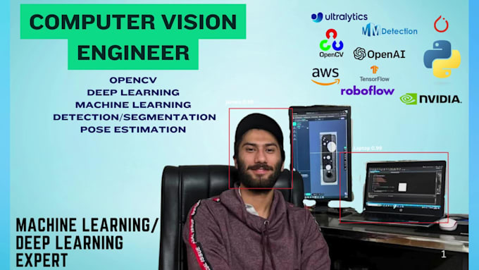Do computer vision, deep learning, machine learning projects in python by Jamalnaseer460 | Fiverr