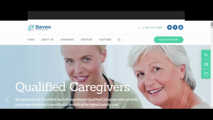 Design home care website health care website elderly care by Dorexpath ... Design home care website health care website elderly care by Dorexpath ...