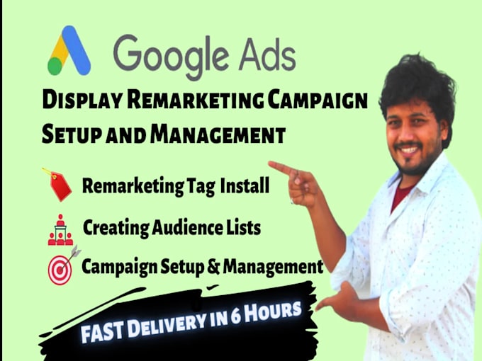 Setup google ads display remarketing campaign by retargeting by Ganoomi ...