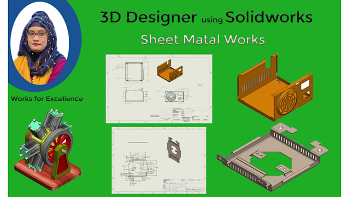 Do 3d sheet metal product design using solid works by Designer3d_2d ...