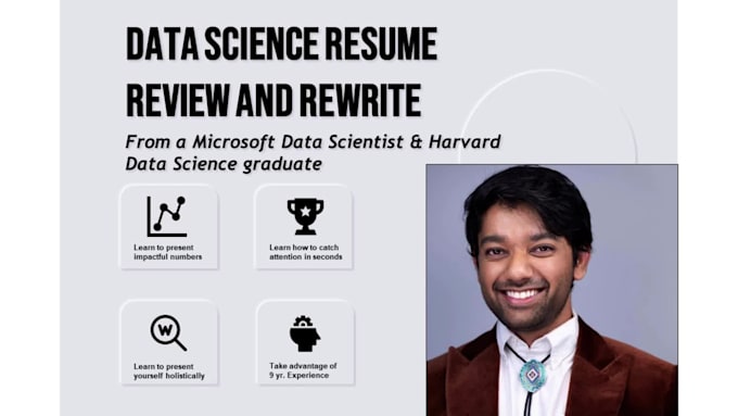 Review, edit data science resume and teach you my tricks by Abhijith_asok | Fiverr