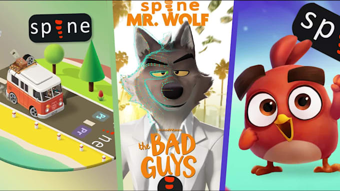 Create spine 2d animations for game, characters, ui, grind, isometry, makeover by Roman_spine ...