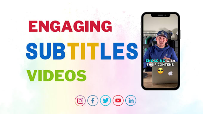 Create engaging subtitles youtube shorts, instagram reels, tiktok by ...